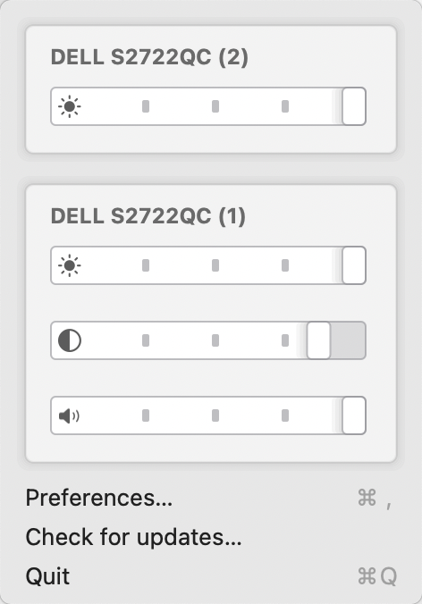 Dual Dell Monitors - Mac mini - Double Volume Control · MonitorControl ...