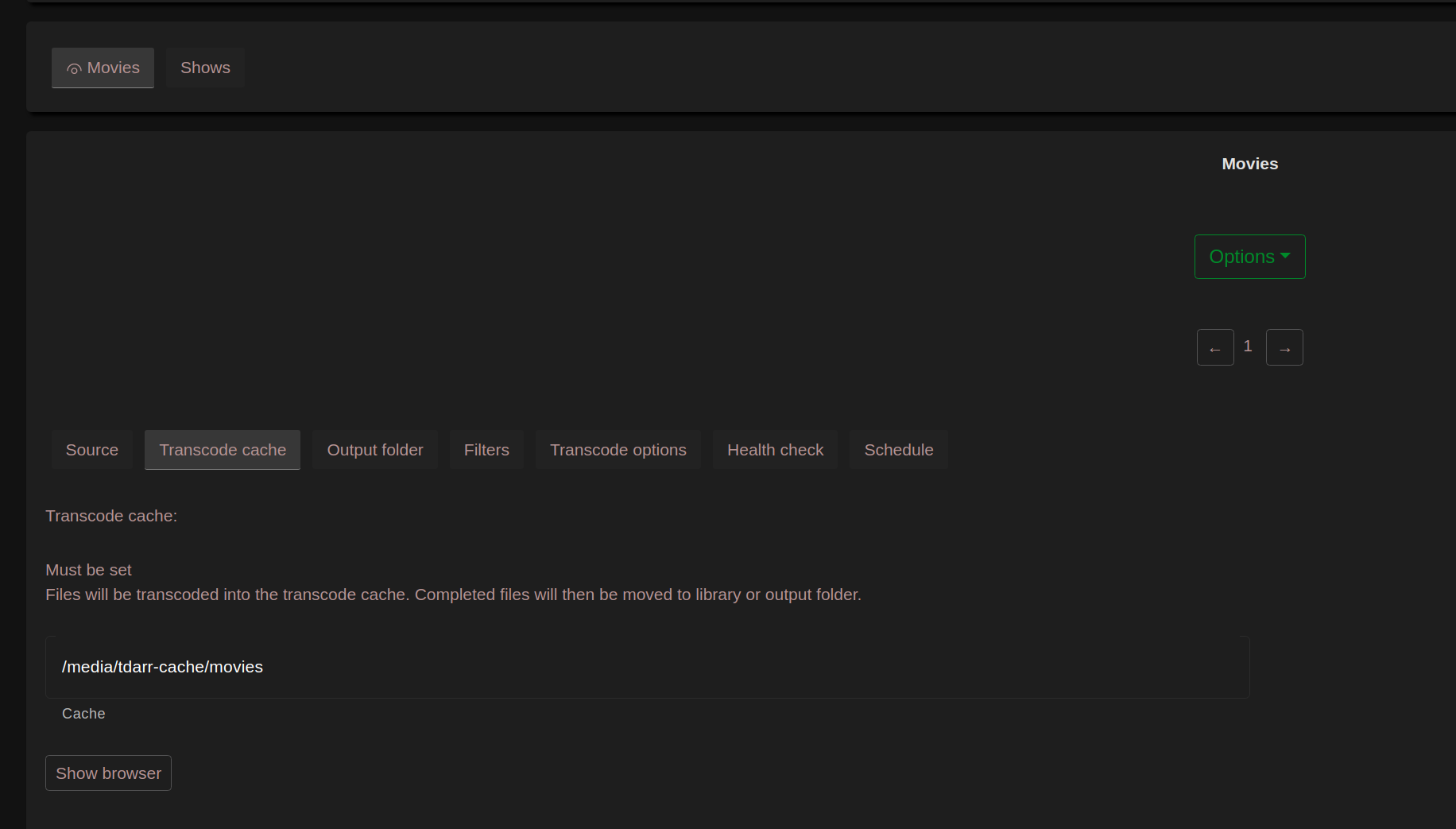 Cache path is incorrect · Issue #766 · HaveAGitGat/Tdarr · GitHub