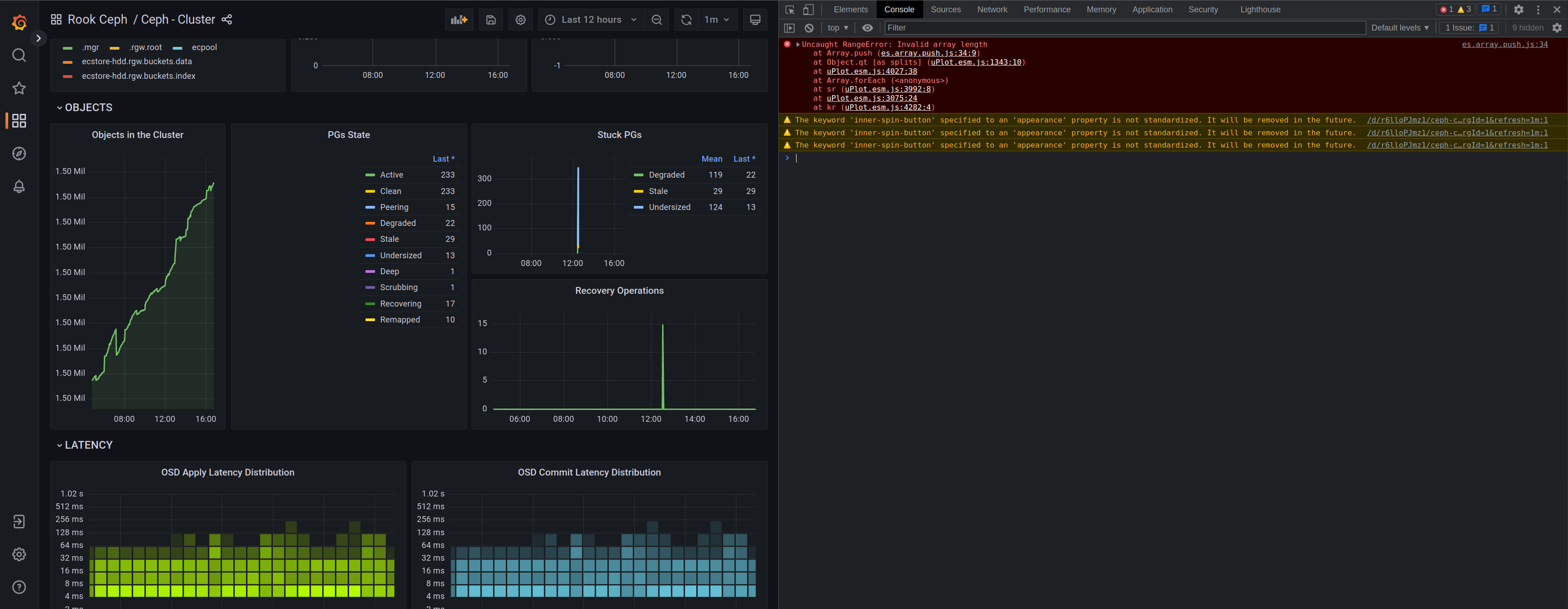 time series: hangs and won't render · Issue #66493 · grafana/grafana · GitHub