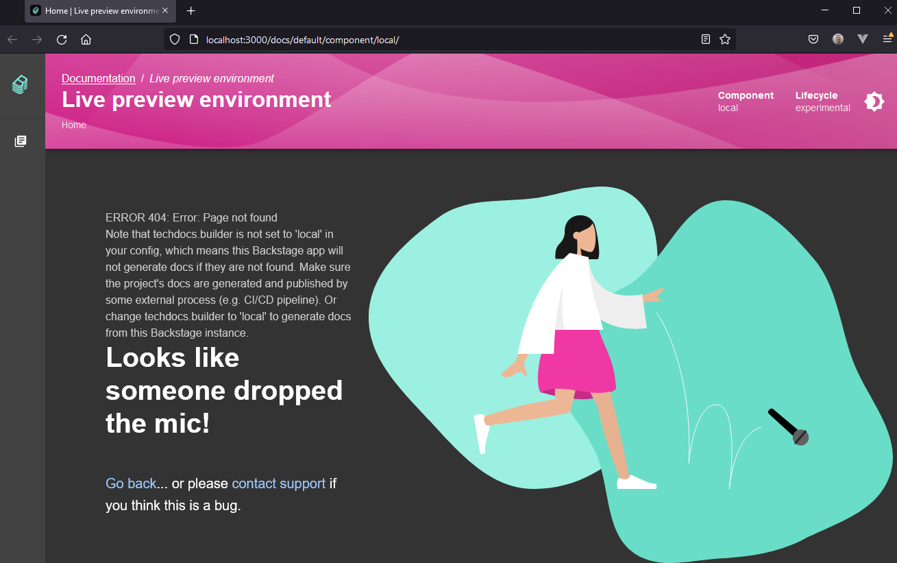 techdocs-cli serve results in 404 when mkdocs "site_url" is set · Issue #11557 · backstage ...