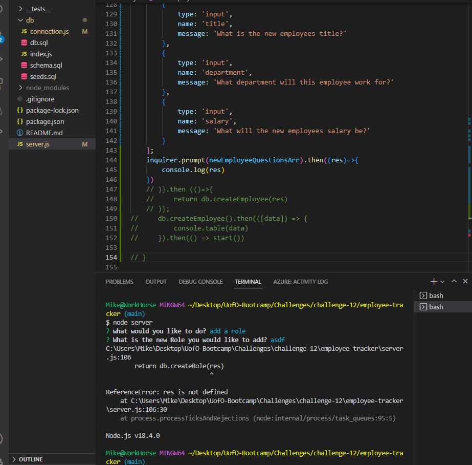 GitHub - mwjones2186/employee-tracker