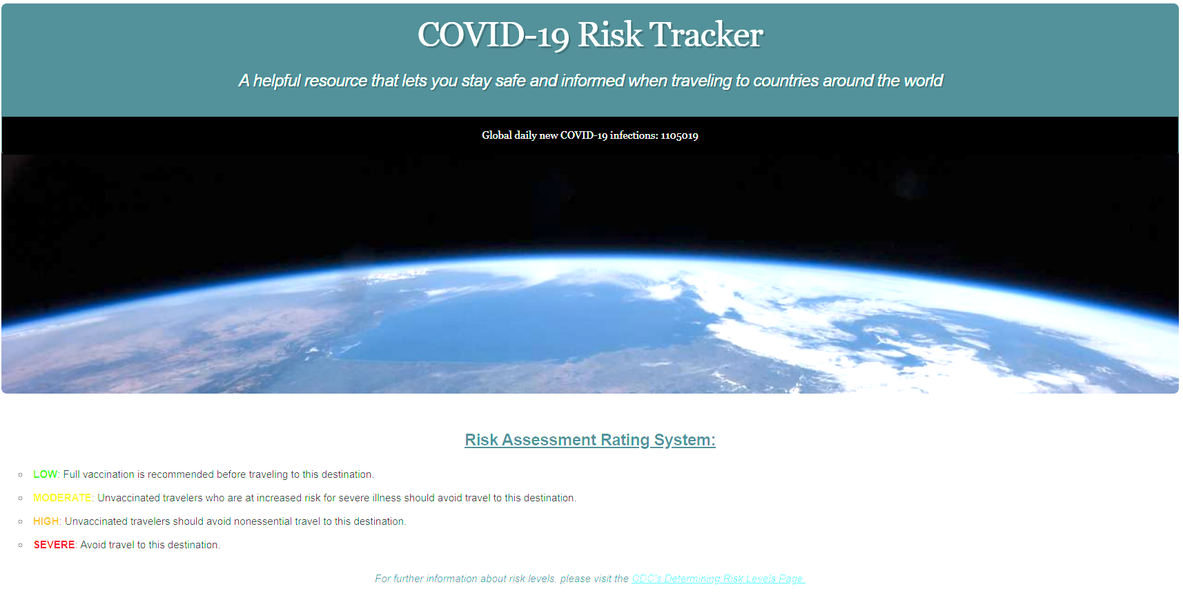 GitHub - SabotageCat/covid-risk-tracking-site