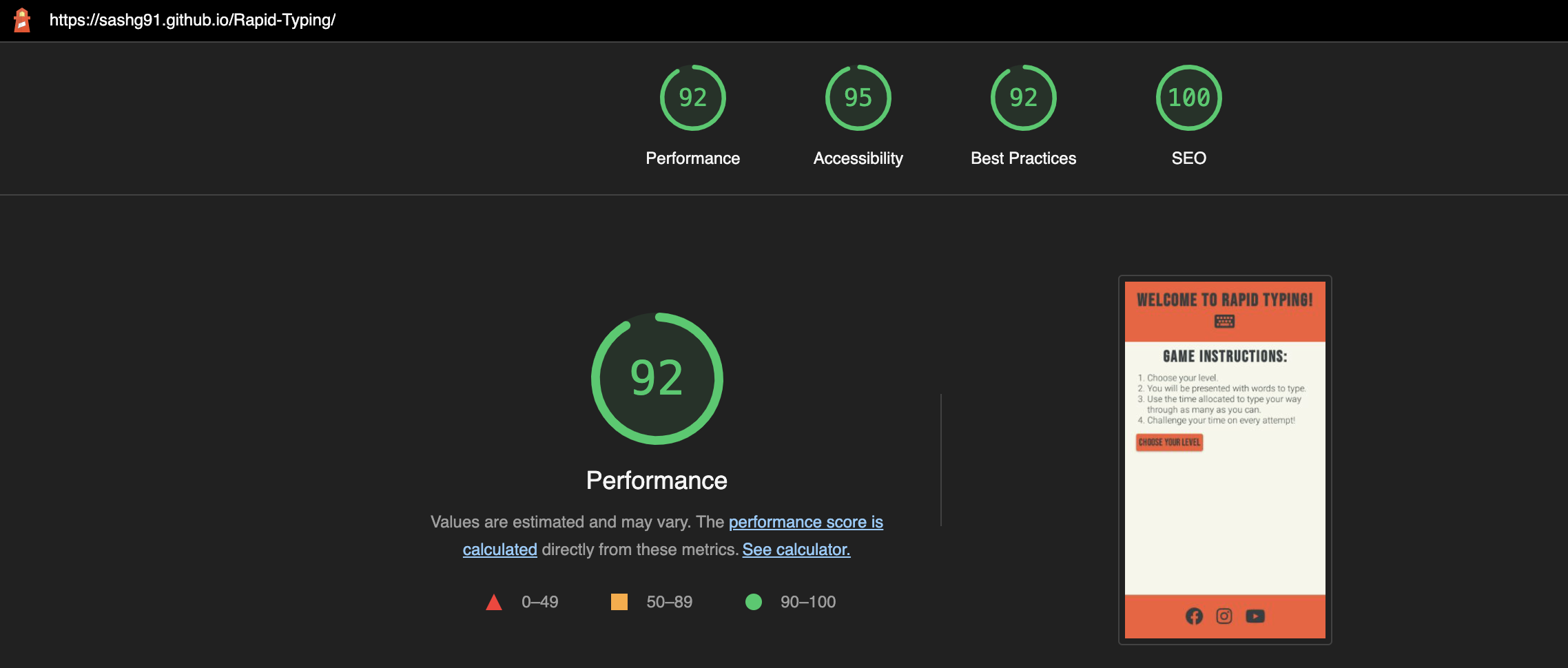 GitHub - SashG91/Rapid-Typing: A game designed to challenge a users ...