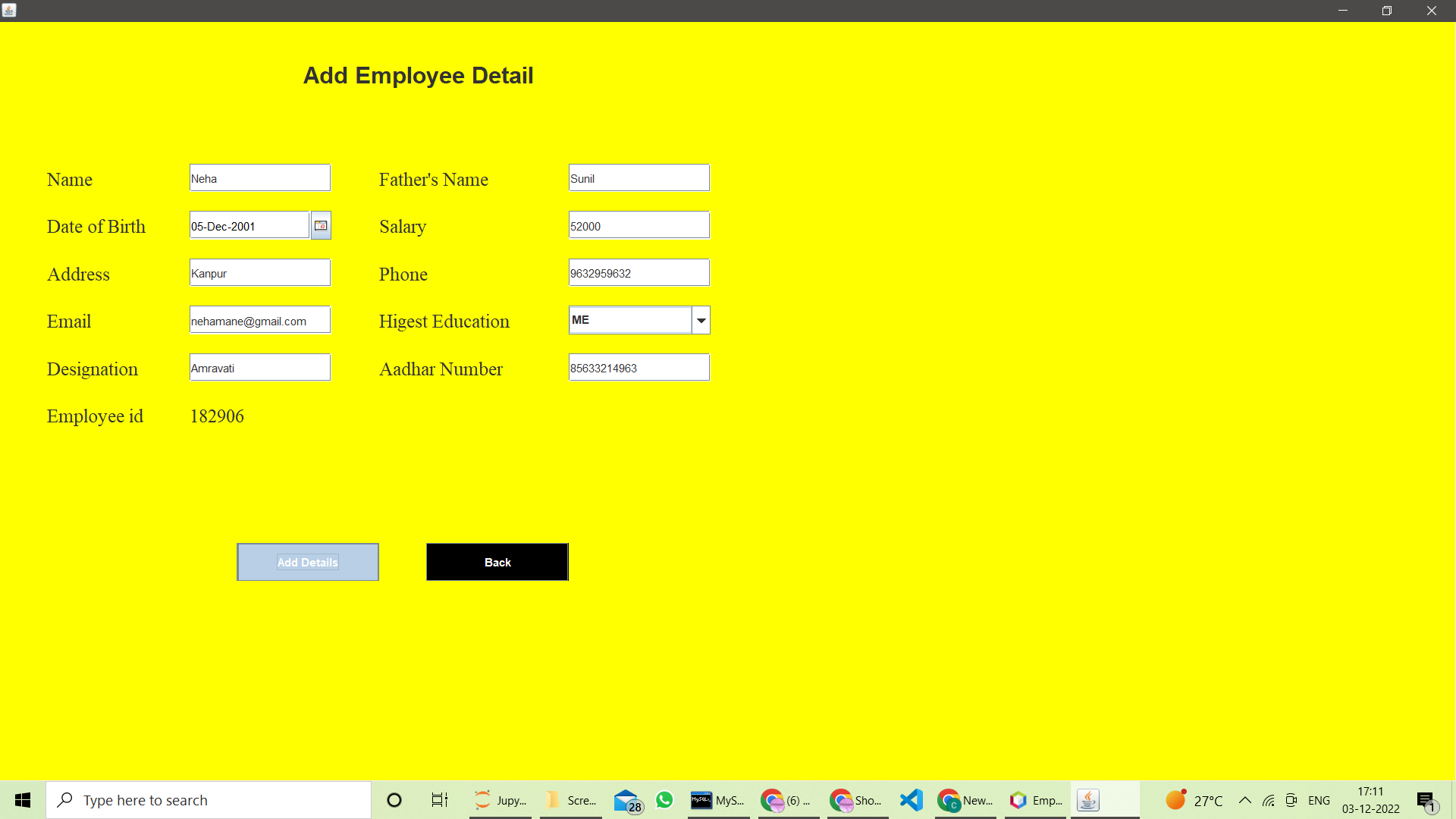 GitHub - Salbapoonam/Employee-Management-System: This is Database Management Project.