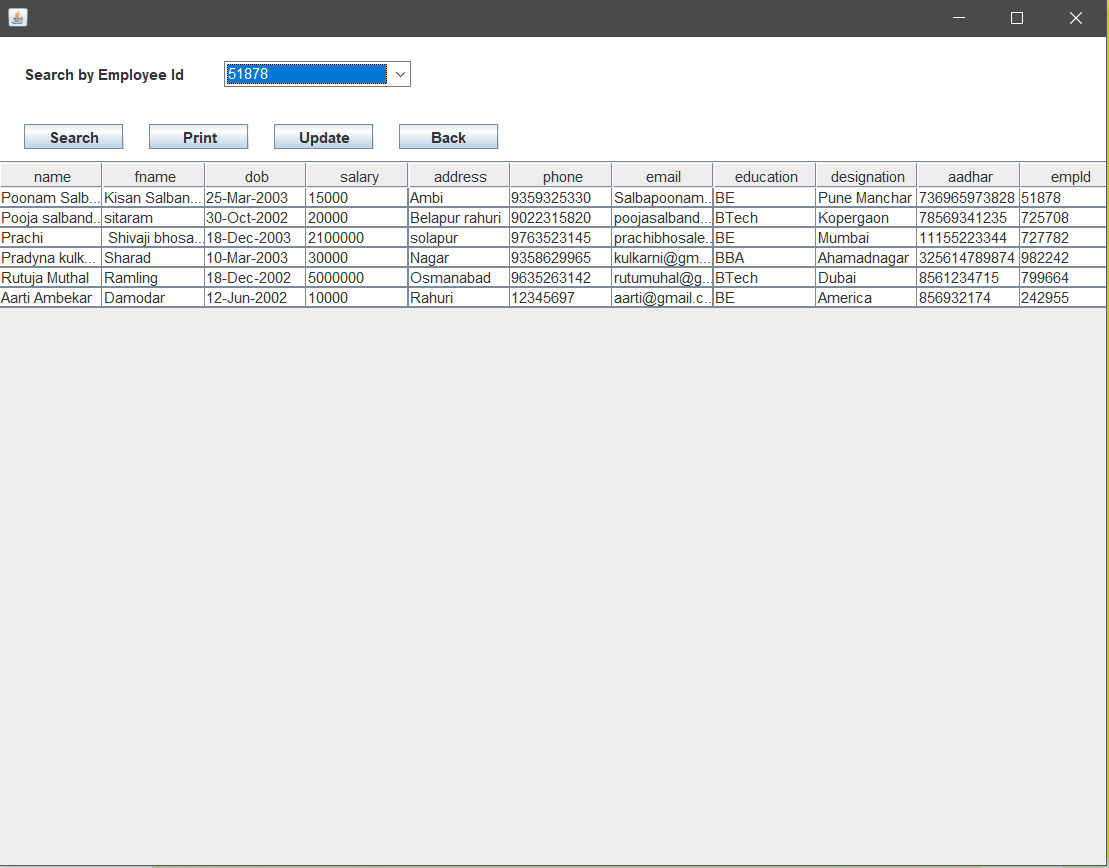 GitHub - Salbapoonam/Employee-Management-System: This is Database Management Project.