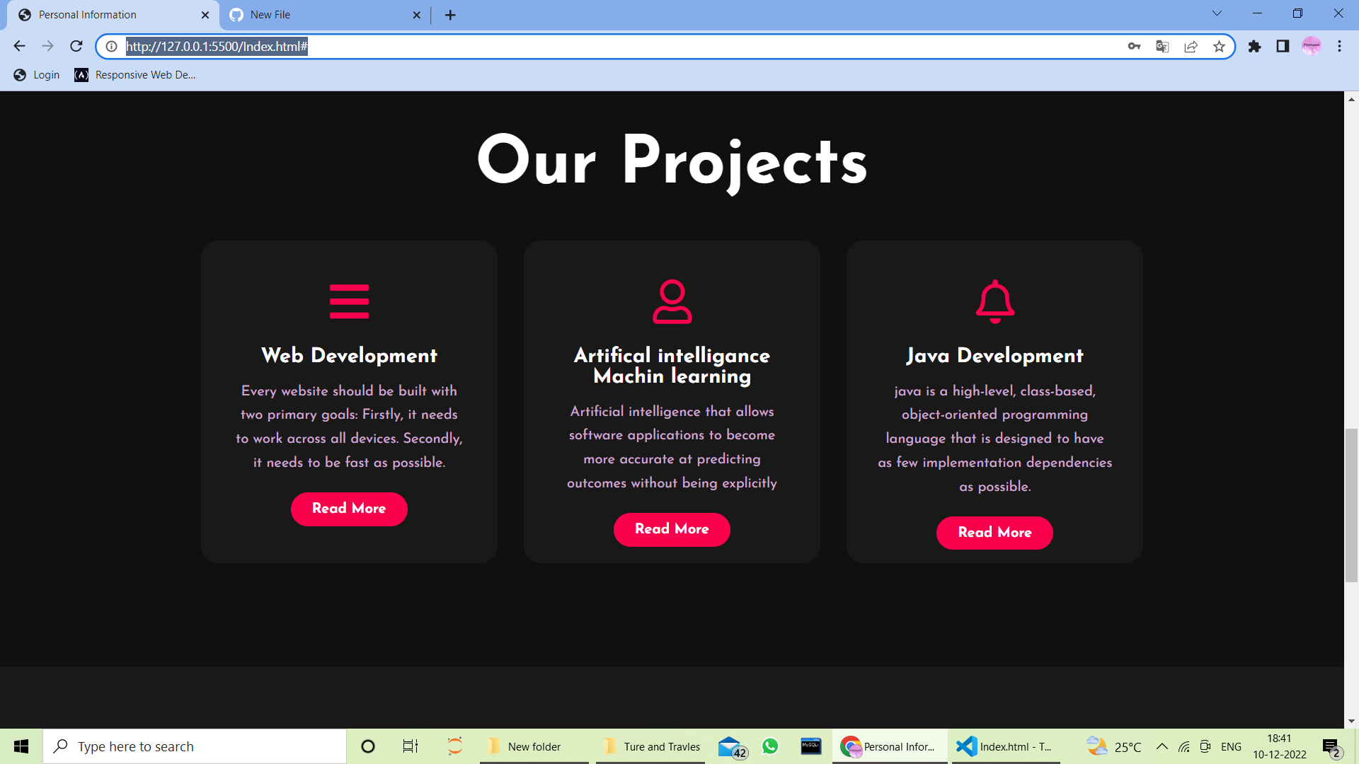 GitHub - Salbapoonam/Personal-Portfolio