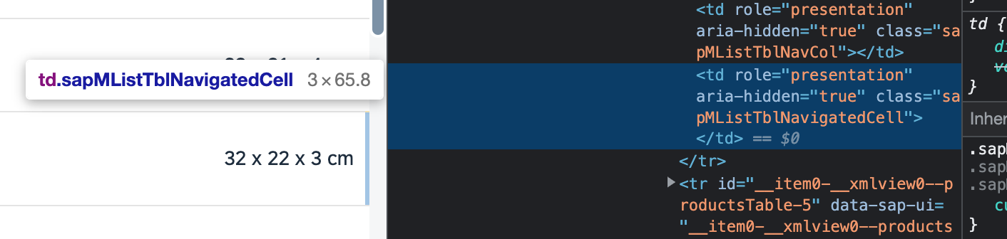 TableRow: navigated cell is always displayed · Issue #6914 · SAP/ui5-webcomponents · GitHub