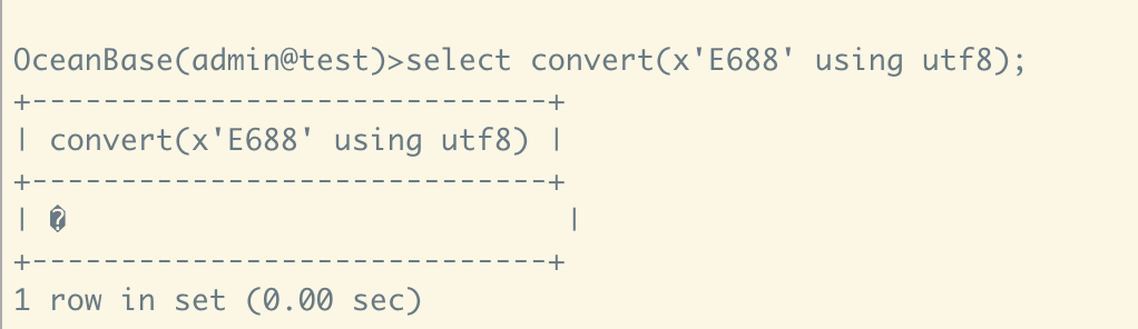 [Bug]: 写入varbinary字段时校验字符集 · Issue #1088 · oceanbase/oceanbase · GitHub