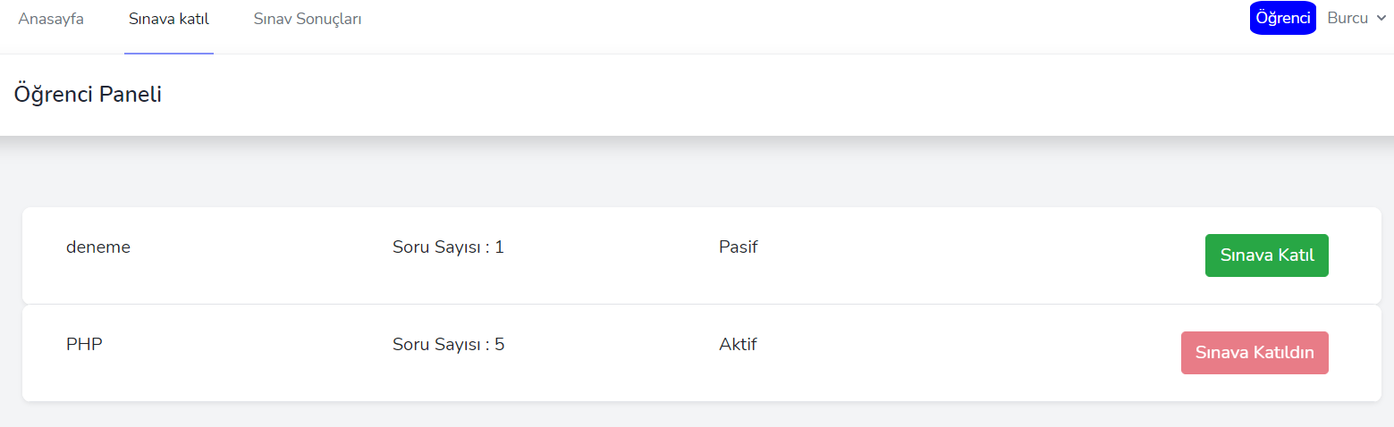 GitHub - burcuaksy/Online-Exam-App