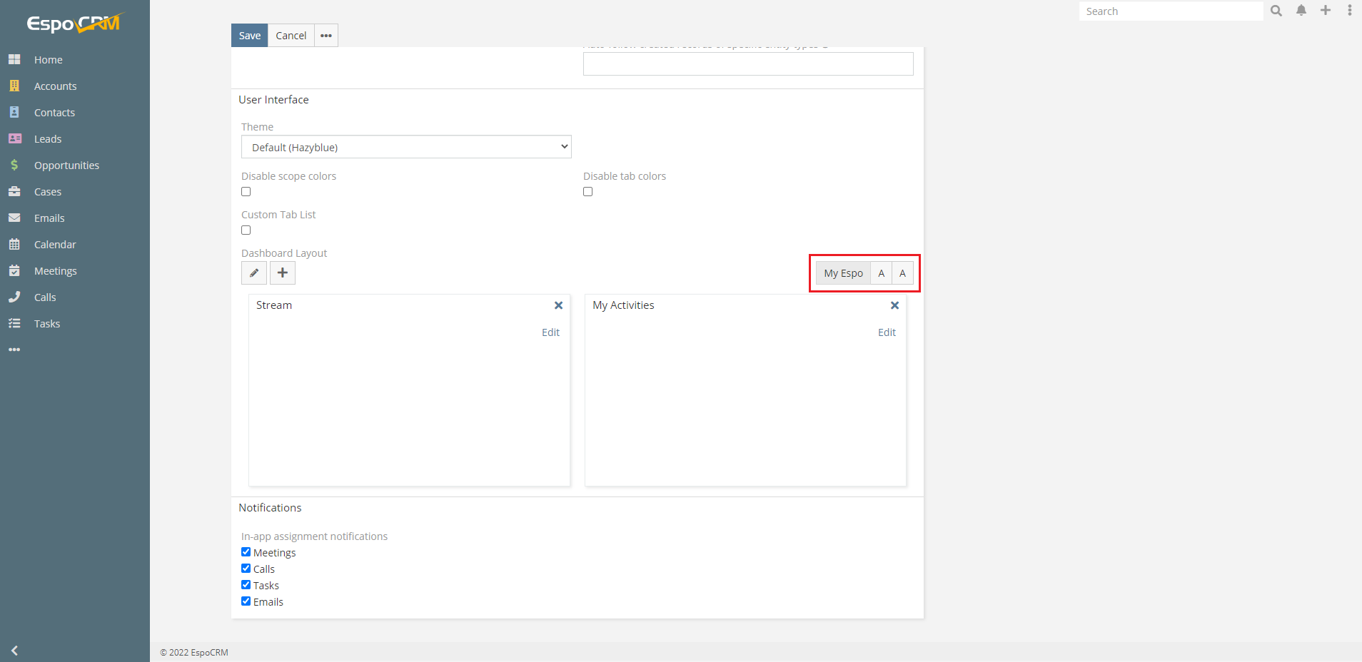 Dashboard layout: Duplicate tab name can be saved · Issue #2397 · espocrm/espocrm · GitHub