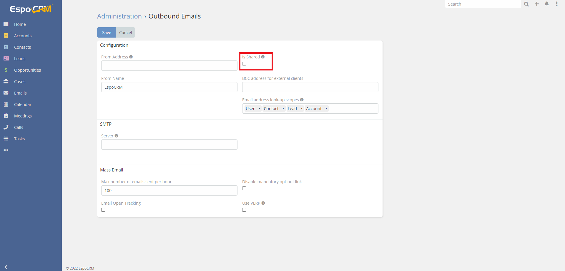 Better process for Personal Email Accounts · Issue #2433 · espocrm/espocrm · GitHub