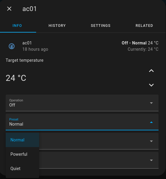 Custom preset seem to be missing (Normal, Quiet, Powerful) · Issue #84 · DomiStyle/esphome ...