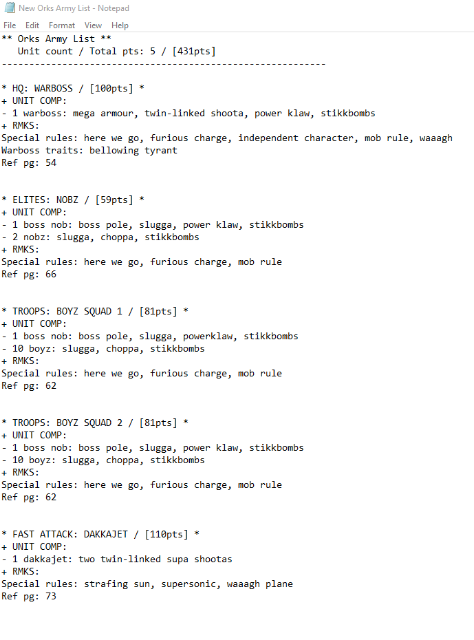 GitHub - SBBradley/Army-Adder: A program that generates an army list ...