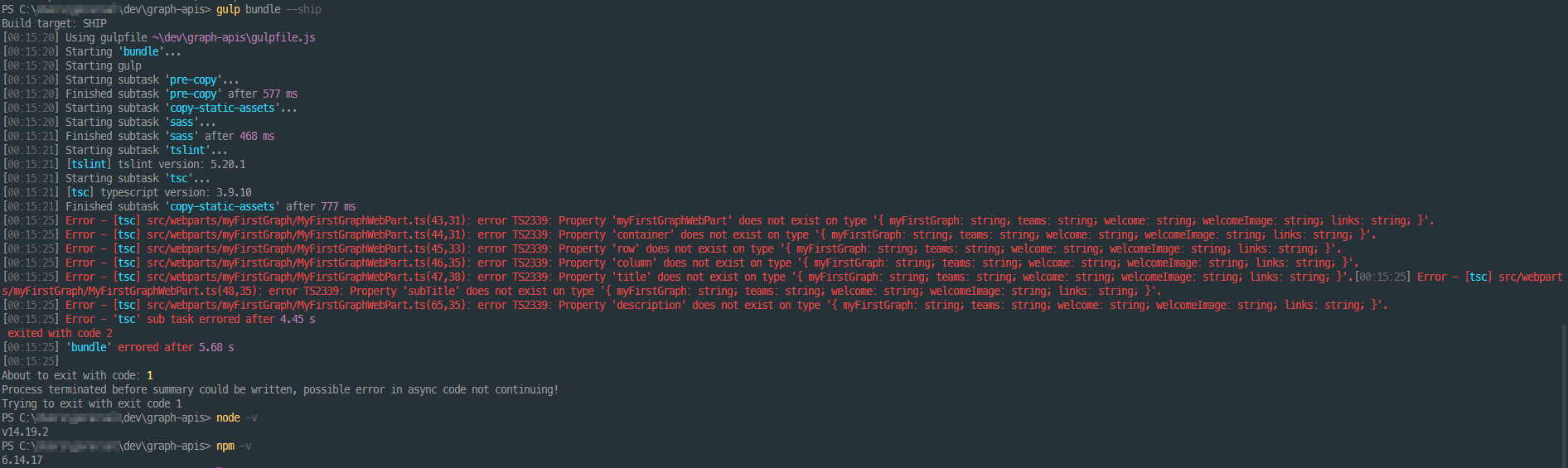 Errors Using Ms Graph Tutorial · Issue 8011 · Sharepointsp Dev Docs · Github 8870