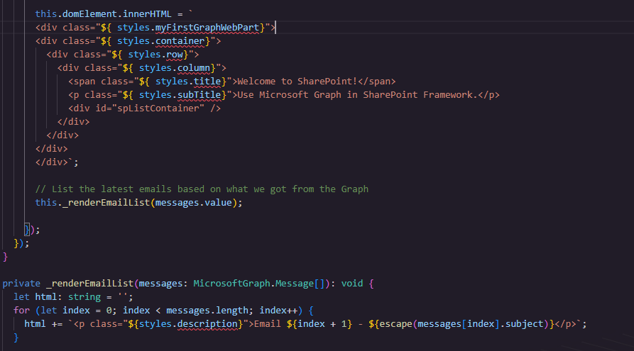 Errors Using Ms Graph Tutorial · Issue 8011 · Sharepointsp Dev Docs · Github 6564