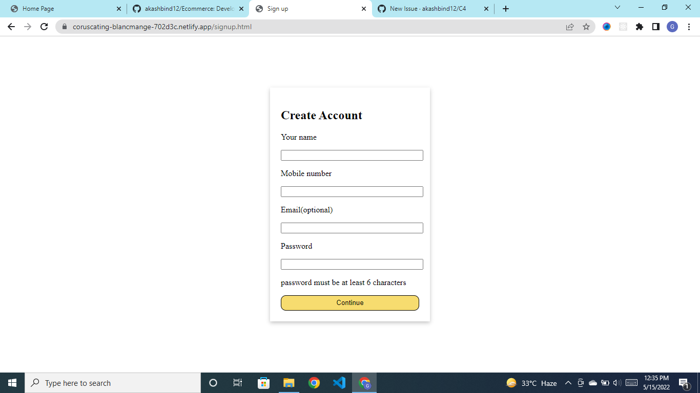 GitHub - akashbind12/Ecommerce: Developed a simple Ecommerce website ...