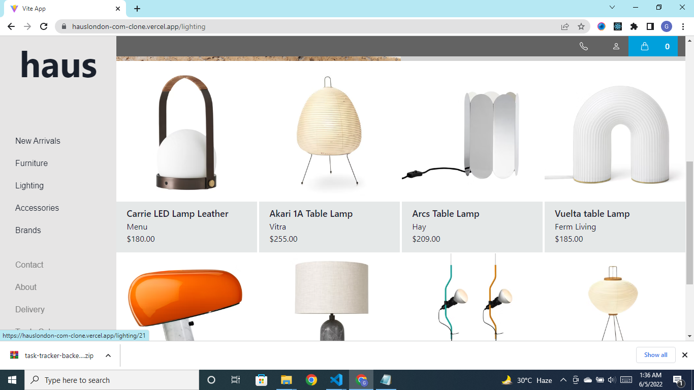 GitHub - akashbind12/hauslondon.com_clone: hauslondon.com is ecommerce website selling furniture ...
