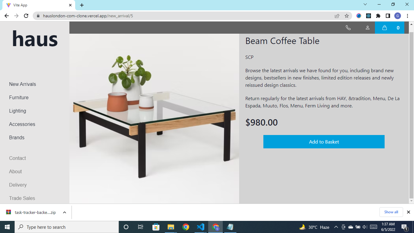 GitHub - akashbind12/hauslondon.com_clone: hauslondon.com is ecommerce website selling furniture ...