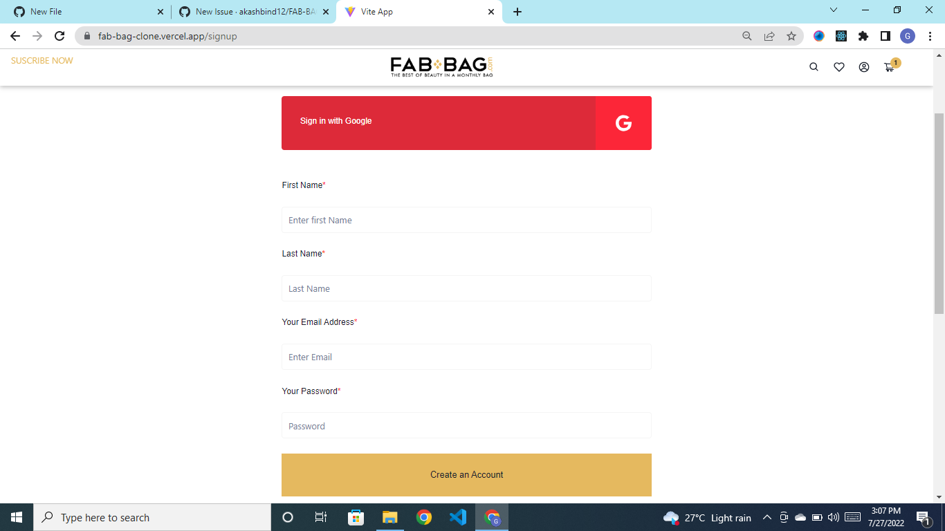 GitHub - akashbind12/FAB-BAG_clone: developed fabbag.com clone using React, Redux and Thunk. It ...
