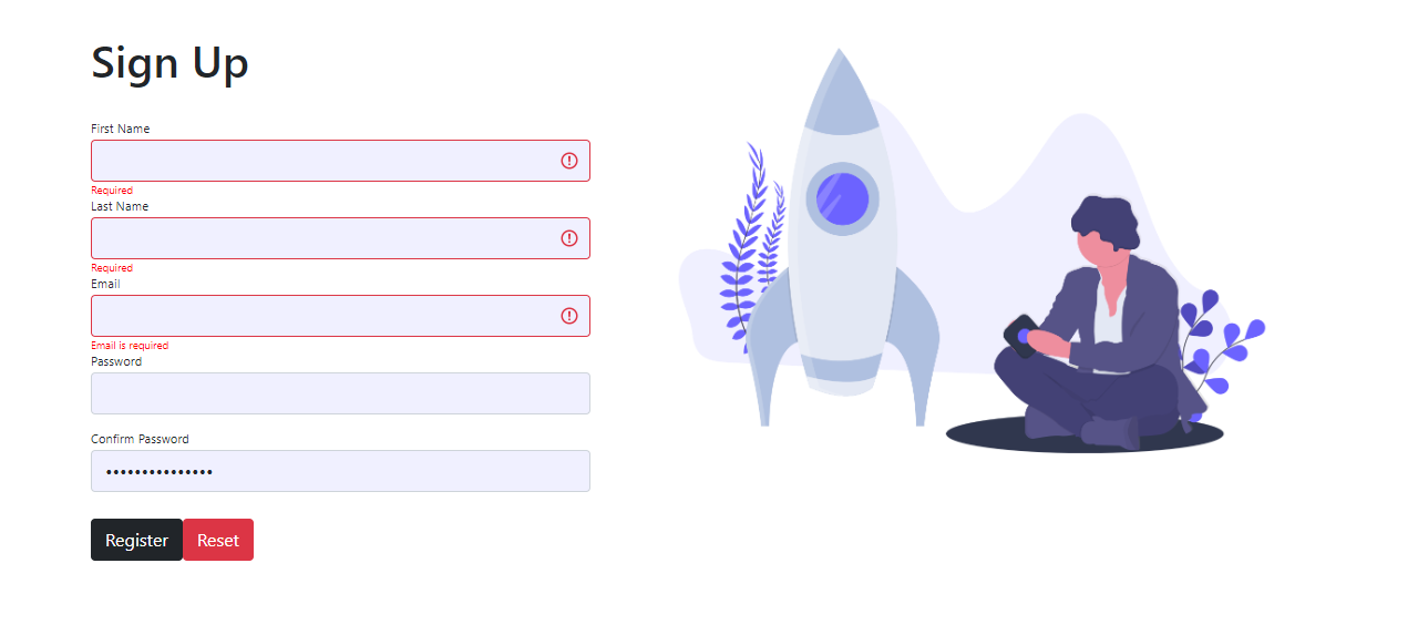 GitHub - mertkama/login-page-formik