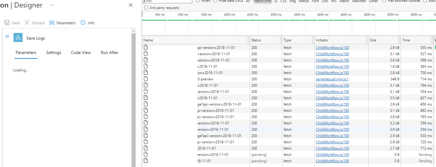 Relatively small amount of workflows (20-30) makes LA Standard Designer ...