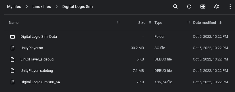 trouble with running linux · Issue #109 · SebLague/Digital-Logic-Sim · GitHub