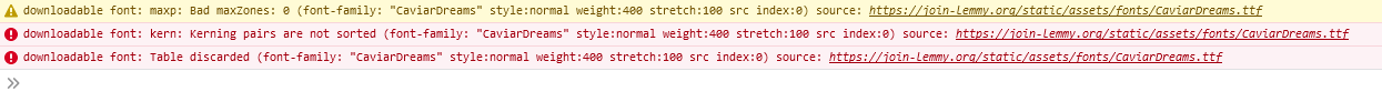 Layout shift and slow font loading caused by errors related to `CaviarDreams` font · Issue #1165 ...