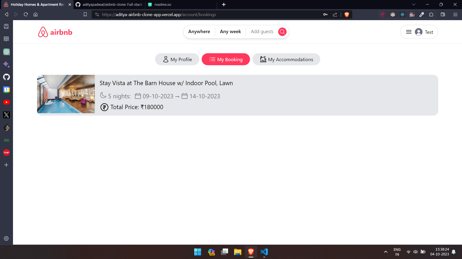 GitHub - adityapadwal/airbnb-clone: Full-stack Bookings Application: A robust MERN stack ...