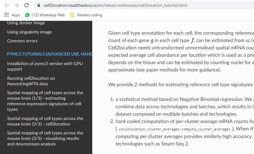 error using pymc3_loc_model · Issue #113 · BayraktarLab/cell2location · GitHub