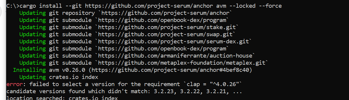Avm Install Doesnt Work · Issue 2328 · Coral Xyzanchor · Github 
