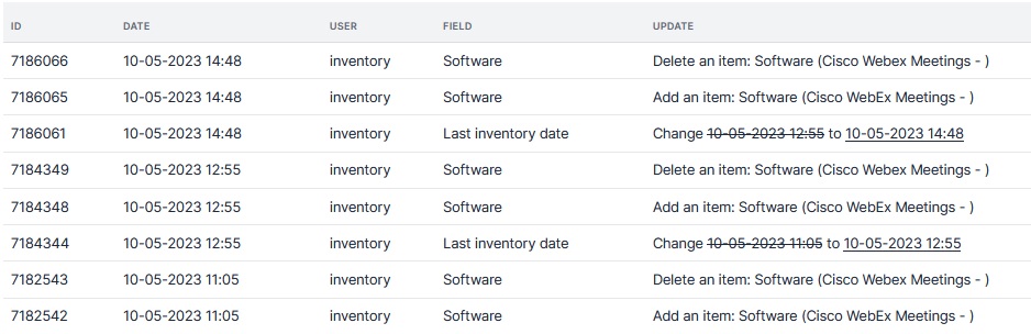The Problem Is In The Inventory Software V2 · Issue 14696 · Glpi Projectglpi · Github 