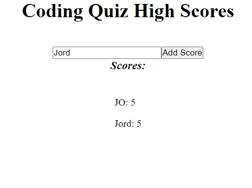 GitHub - itsmejustino/CodingQuiz: Test your skills with this timed ...