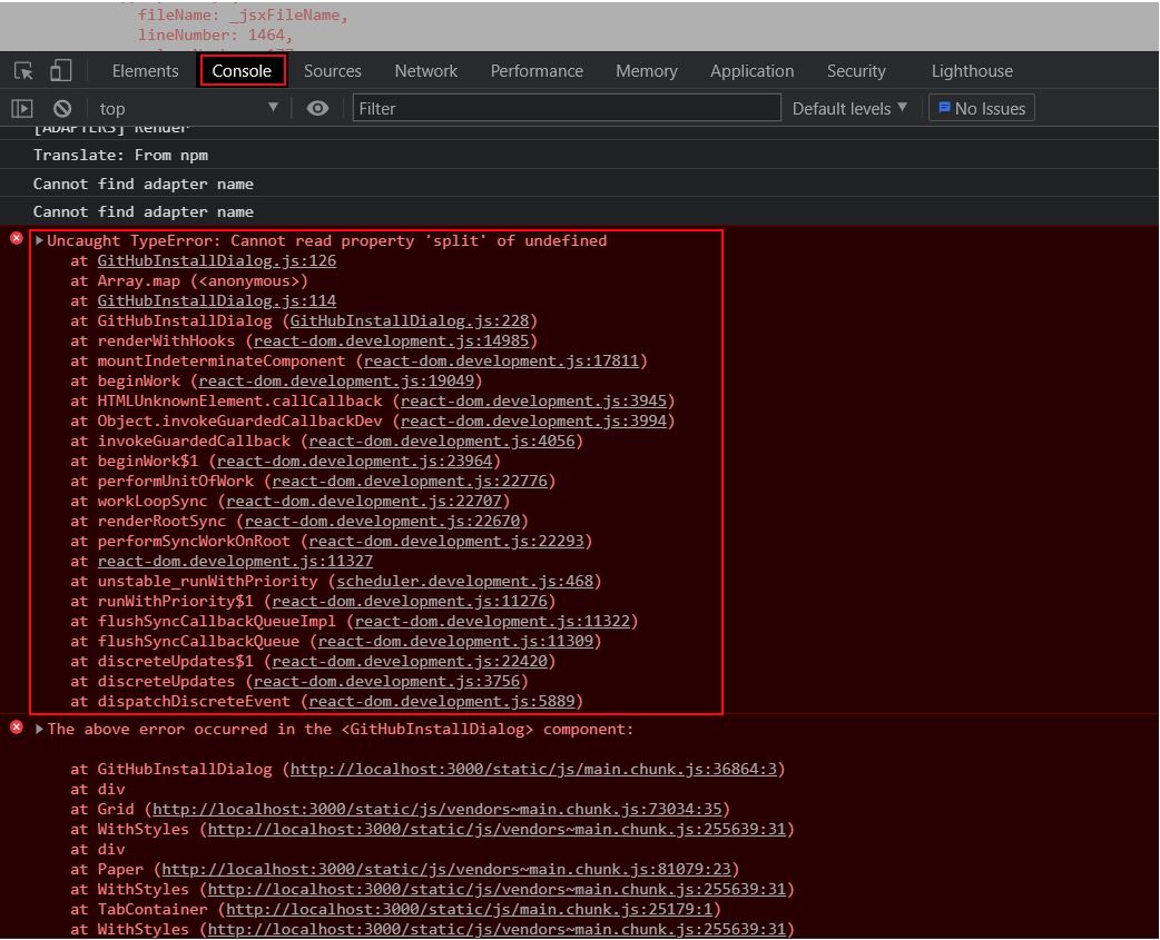 Error In Gui · Issue 1276 · Iobrokeriobrokeradmin · Github
