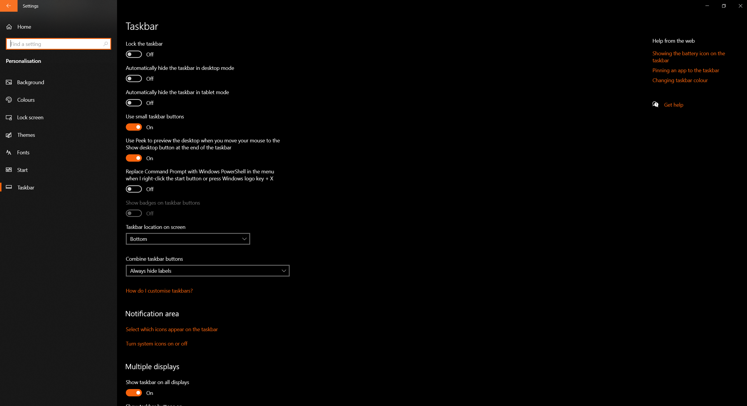 Clear taskbar theme reverts to accent color on secondary screen · Issue #538 · rocksdanister ...