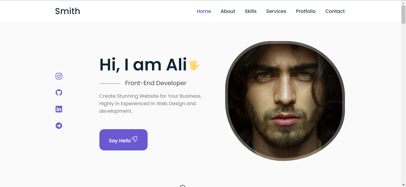 GitHub - Ali-jalili/React-Portfolio-Website