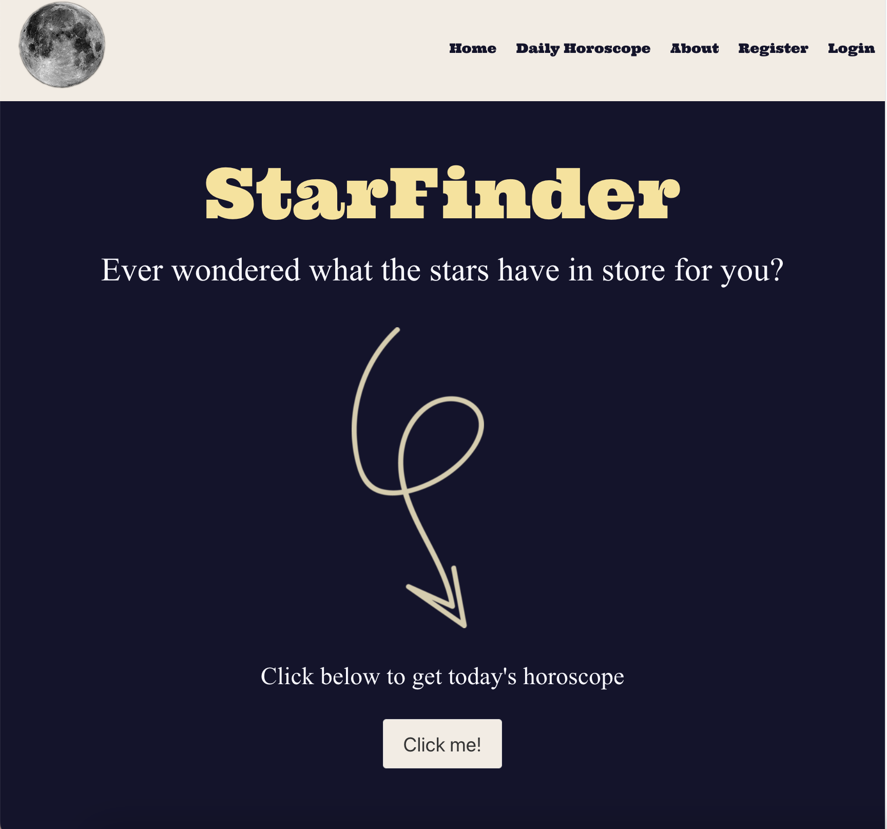 GitHub - TomCRiley/StarFinder: StarFinder - Daily Horosope webapp built in React.js and ...
