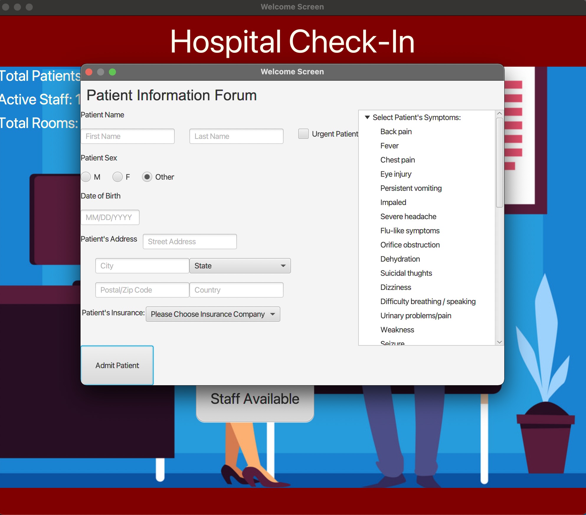 GitHub - EmmaZim/Hospital-Triage-System: Triage System that orders patients based on symptom ...
