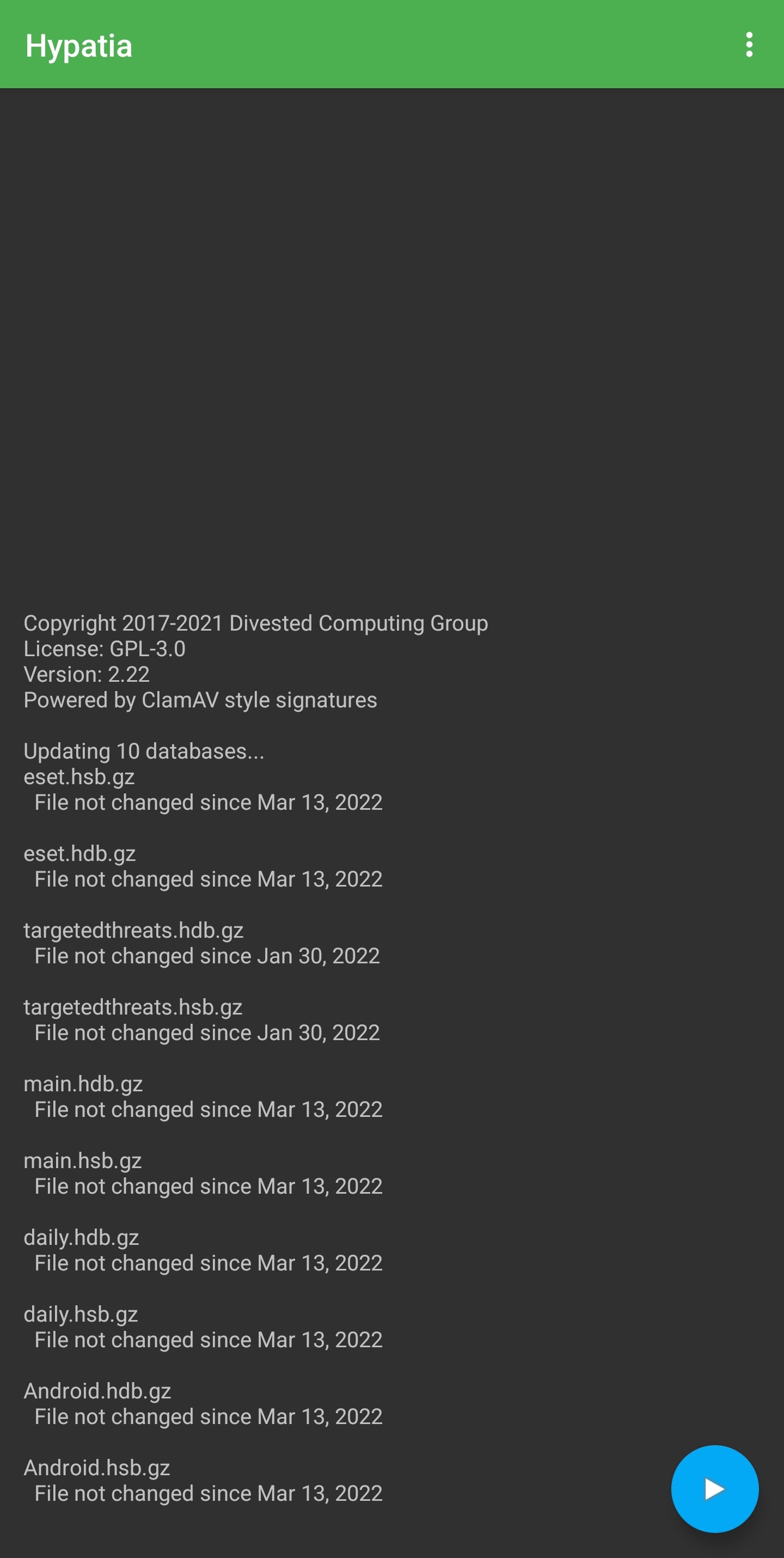 5 selectable databases != 10 databases to update · Issue #15 · Divested-Mobile/Hypatia · GitHub