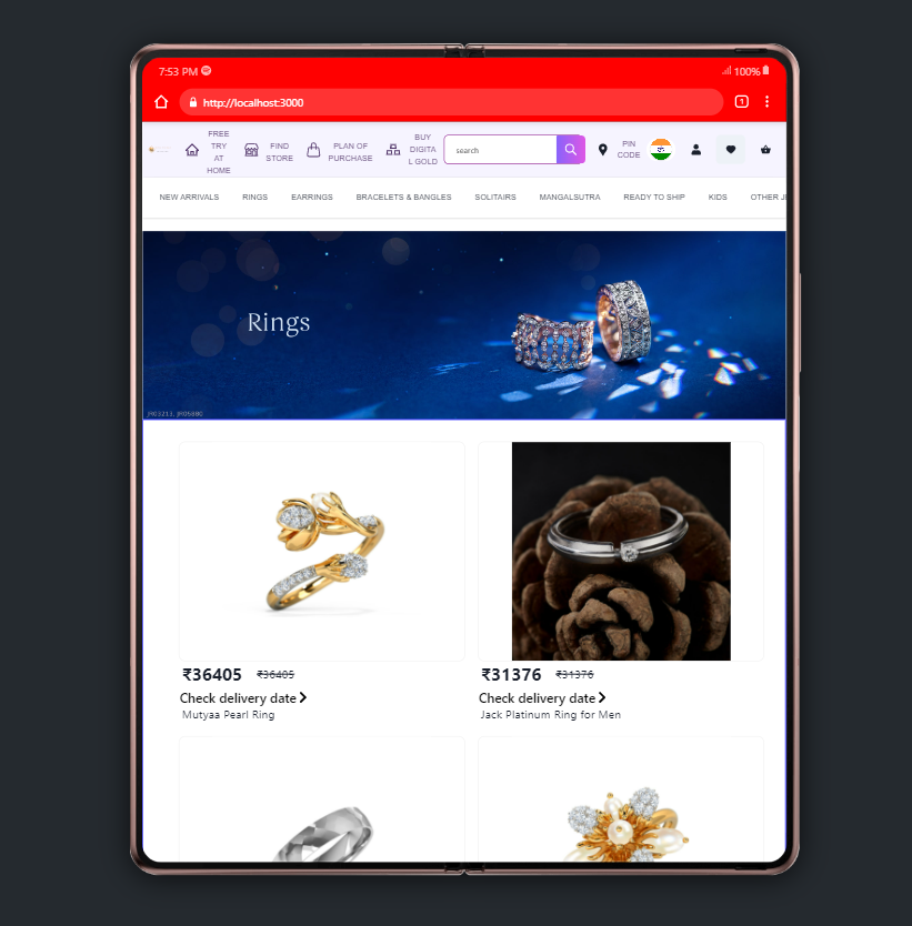 GitHub - Dhiman-22/Caratlane-Clone: Ring World is ECommerce Website & is a clone of CaratLane ...