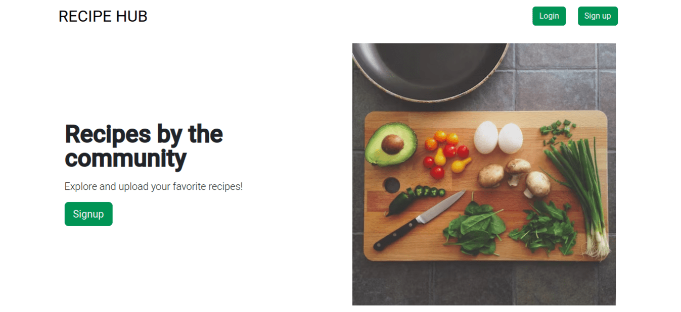 GitHub - droffilc1/recipe-hub: Recipe hub is an app where users can add or explore recipes added ...