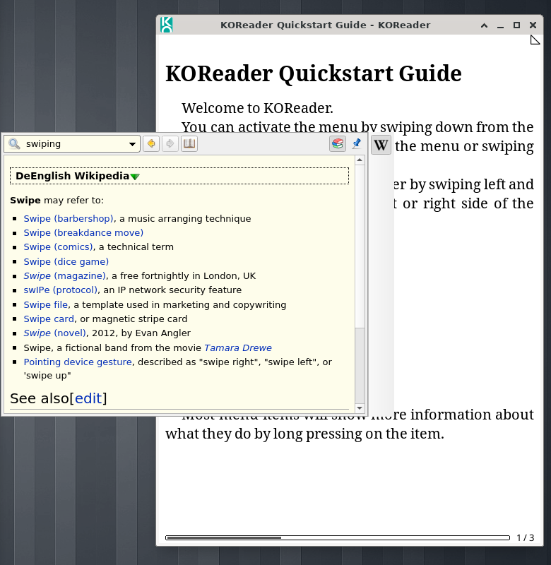 Dictionary lookup on linux? · Issue #7740 · koreader/koreader · GitHub
