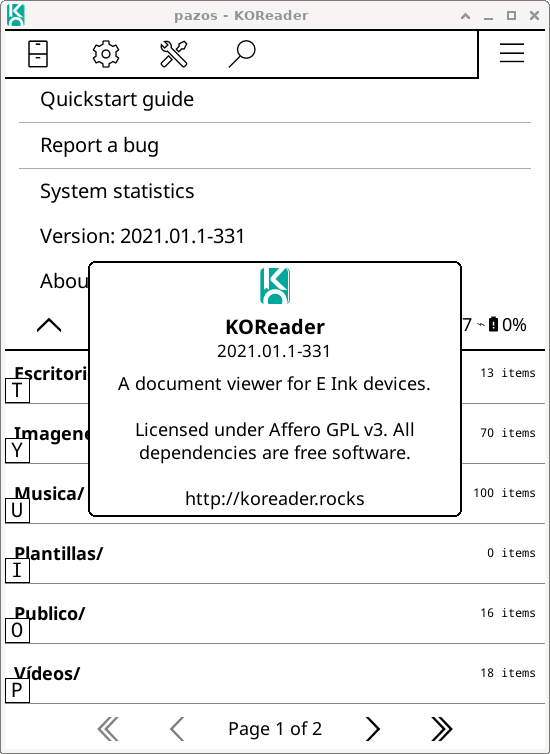 RFC: simplify about screen · Issue #7743 · koreader/koreader · GitHub