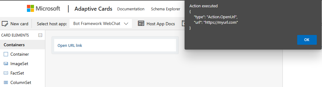[Authoring] Select action works inline in json but isn't documented and doesn't show up on the ...