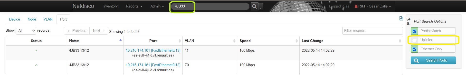 discover_phones=false does not disable uplink detection · Issue #862 · netdisco/netdisco · GitHub