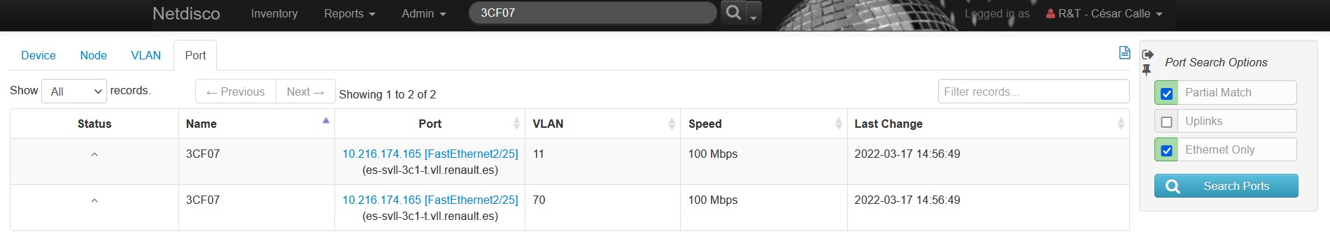 discover_phones=false does not disable uplink detection · Issue #862 · netdisco/netdisco · GitHub