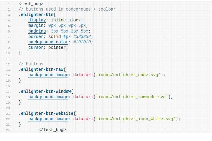 Avoid adding a "closing html tag" to tag like objects inside (not sure if it's a feature request ...