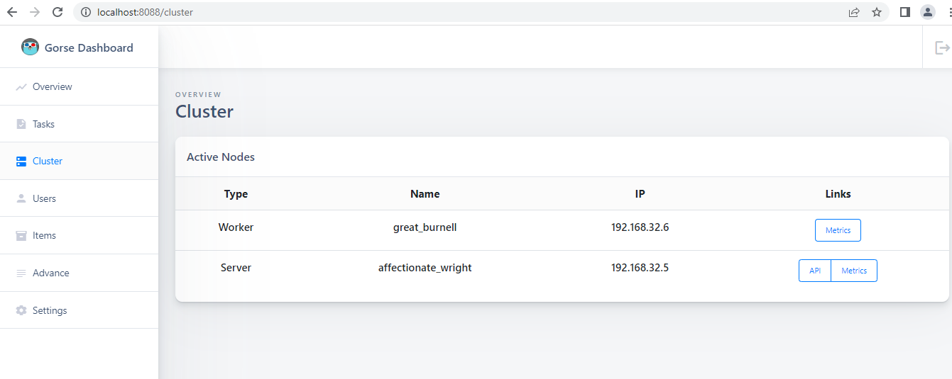 Master not present in UI · Issue #427 · gorse-io/gorse · GitHub