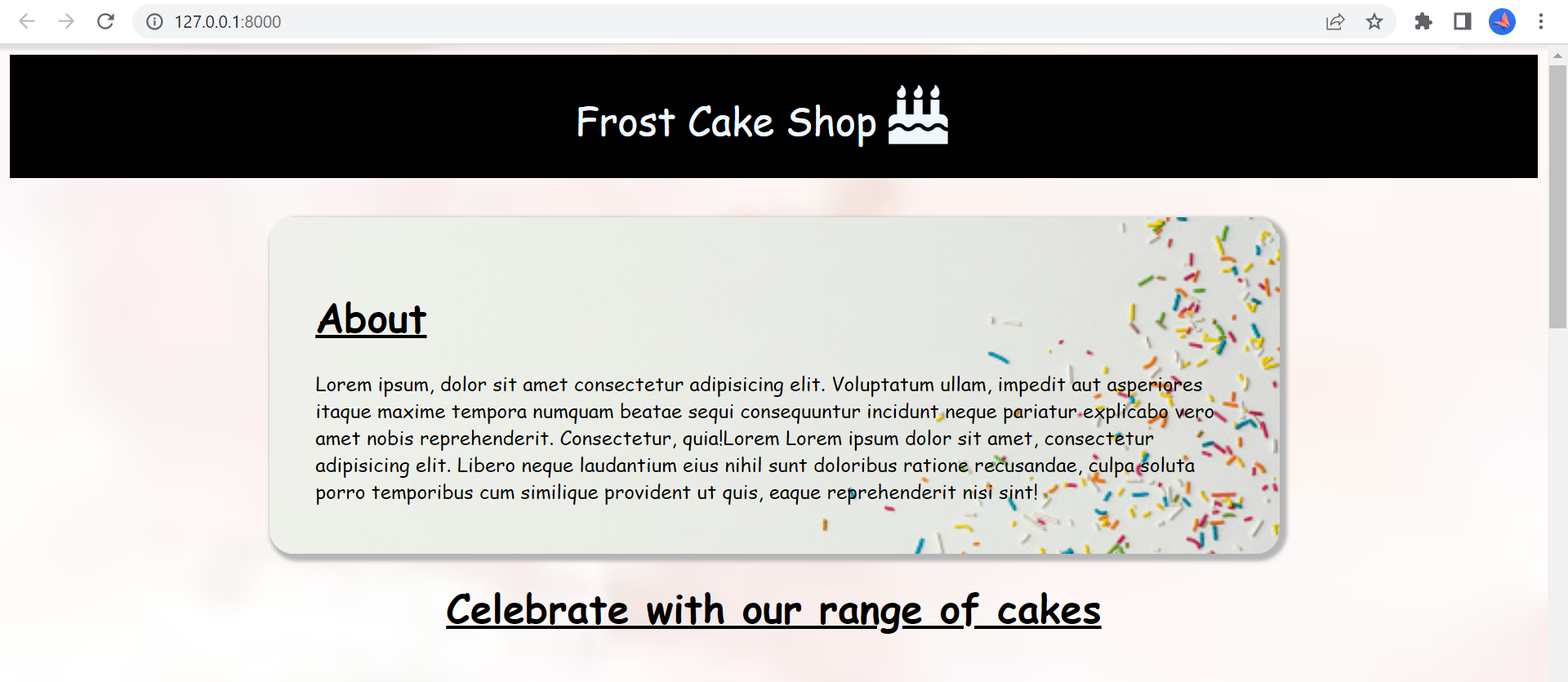 GitHub - Priya-1543/Cake-Shop