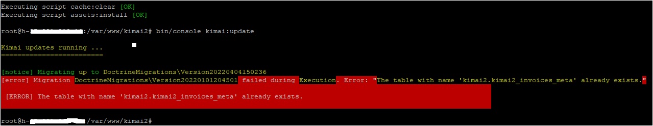 Upgrade from 1.71.1 to 1.94.1 fails · Issue #3279 · kimai/kimai · GitHub