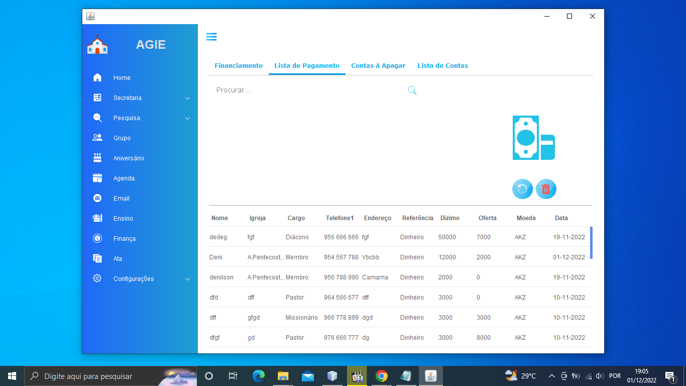GitHub - AureoDX/AGIE: Modelo de um projeto de sistema de Gestão e Controle Fianceiro de Igrejas